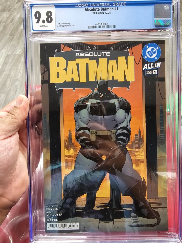 Absolute Batman #1- CGC 9.8 (2025) Cover A Nick Dragotta Art | eBay