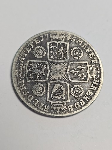 1745 Shilling (Roses) - George II British Silver Coin | eBay