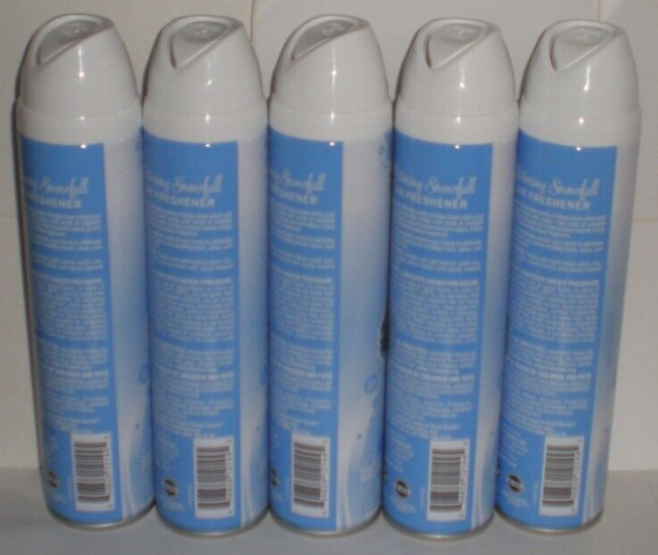 5 GLISTENING SNOWFALL HOLIDAY WINTER BY GREAT SCENTS AIR FRESHENER ...