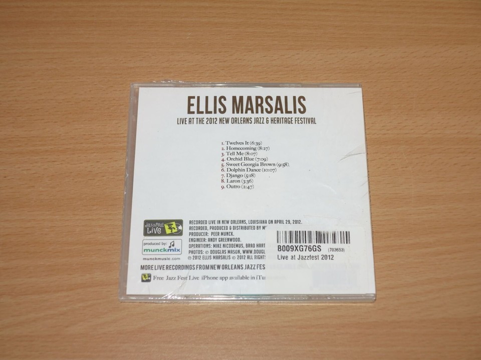 Ellis Marsalis CDr - Live at 2012 New Orleans Jazz & Heritage Festival ...