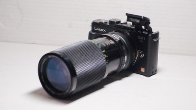 80-200mm= lens 160-400mm on OLYMPUS PEN G lumix 4K Micro Digital OM-D E ...
