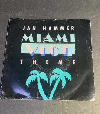 Jan Hammer Miami Vice Theme 45RPM 7" MCA52666 | eBay