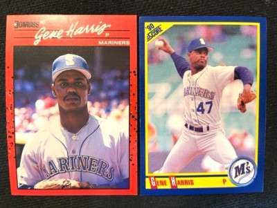 MLB - Gene Harris 1990 Donruss & 1990 Score Baseball - Mariners | eBay