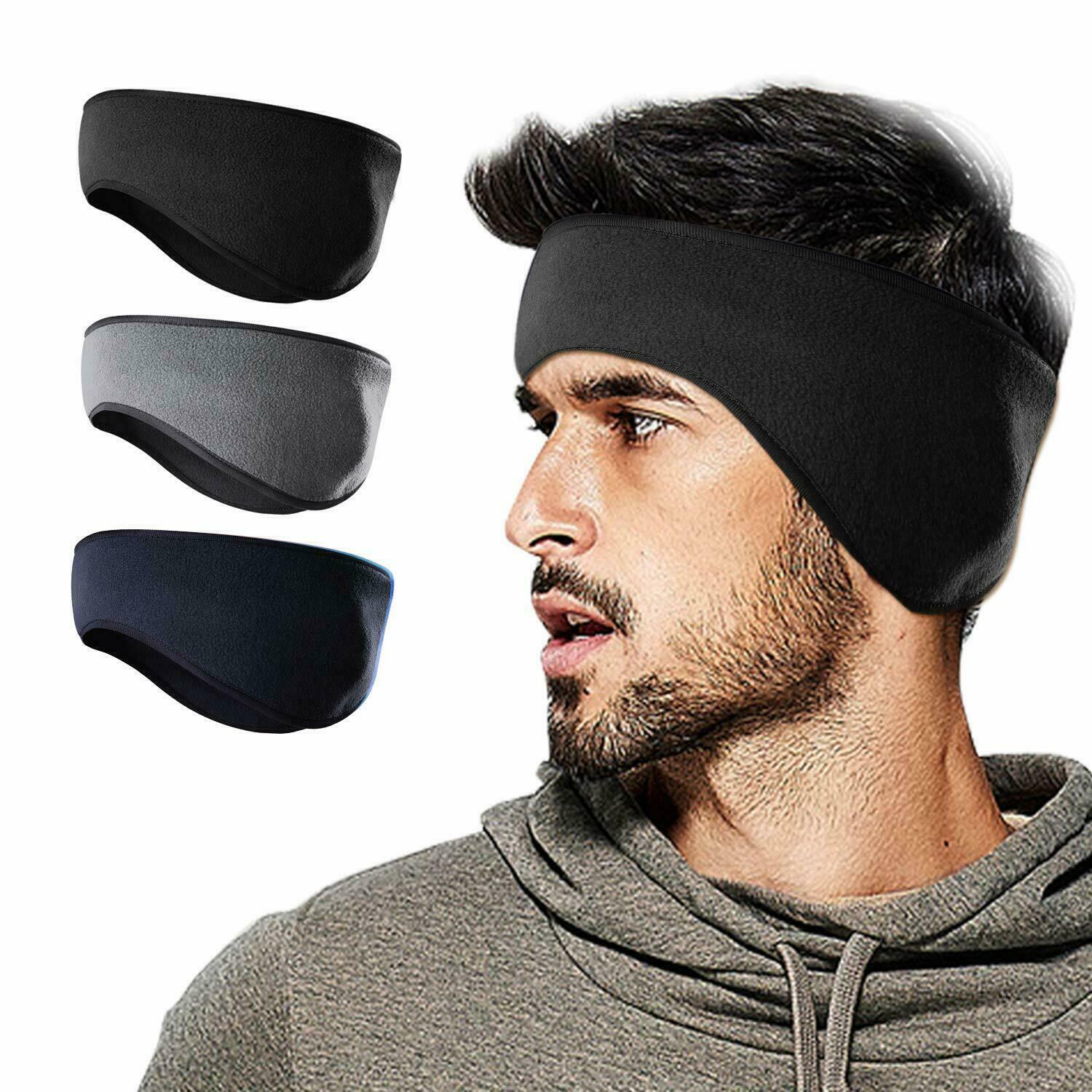 Polar Fleece Ear Warmers Headband/Stretch Ear Muffs/Thermal Ear Covers ...
