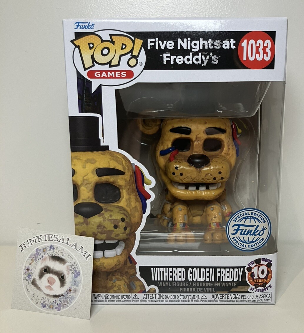 Withered Golden Freddy Pop