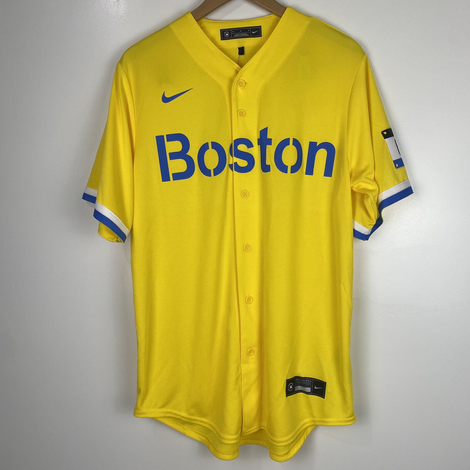 Nike Boston Red Sox City Connect Jersey #2 617 Fenway Park Men's Size ...