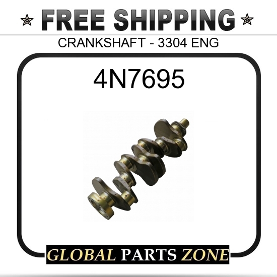 4N7695 - CRANKSHAFT - 3304 ENG 4N7692 4N7694 5S5252 5S5251 4N6792 ...