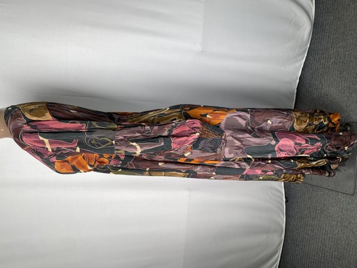 Farm Rio Womens Dress Multicolor Size S Elephants Maxi Long Sleeve V ...