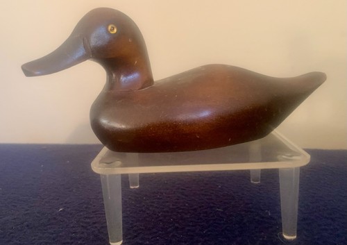 Bill Waibel Md. Miniature Black Duck Decoy | eBay