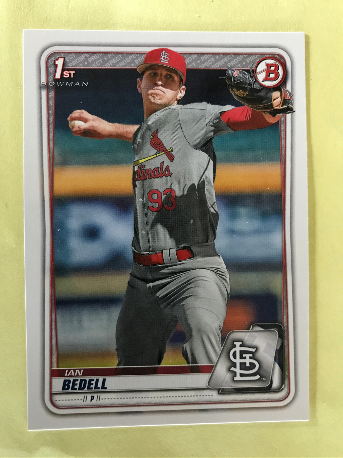 2020 Bowman Draft IAN BEDELL 1st Bowman Card RC St. Louis CARDINALS #BD ...