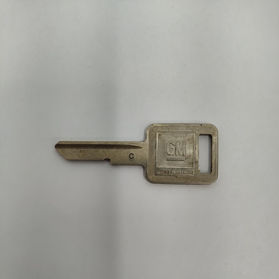 1972 & 1980 C3 Corvette Rectangular 'C' Key Blank NOS GM # 1154604 | eBay