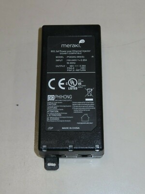Meraki POE20U-560 802.3af Power over Ethernet Injector | eBay