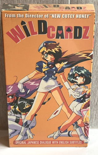 Wild Cardz Manga Corps Anime New Vhs 1999 English Sub Director of Cutey ...