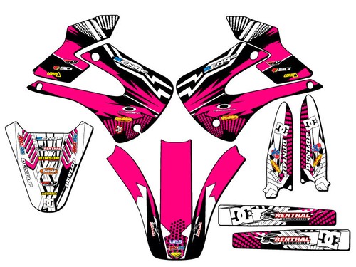 2001-2013 KX 85 MAYHEM Pink Senge Graphics Kit Compatible with Kawasaki ...