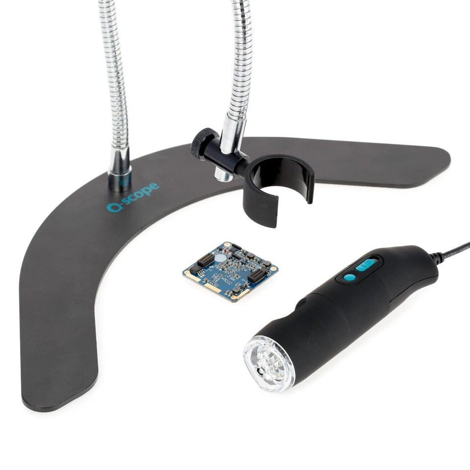 Q-Scope 500X 2MP Handheld USB Digital LED Microscope w Polarizer ...