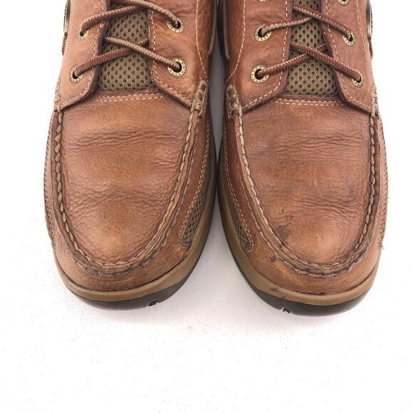Irish Setter Tidewater Boat Shoes Mens Size 8.5D Brown Leather Lace Up ...