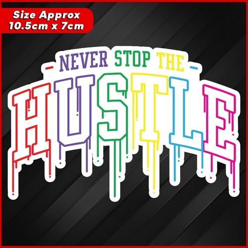 Hustle Motivation Entrepreneur Sticker For Laptop Car Ute Mancave ...