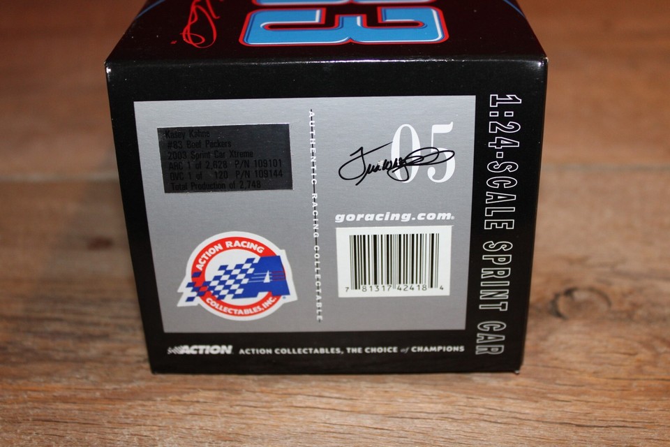 1/24 Action 2003 #83 Kasey Kahne Beef Packers Sprint Car Xtreme NIB ...