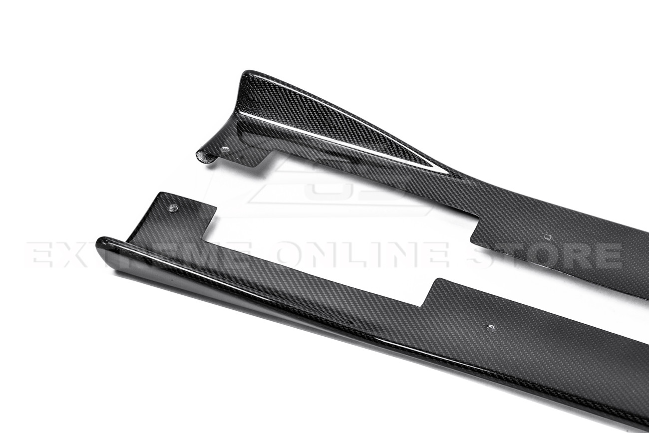 For 13-Up Lexus GS-Series Lexon Style CARBON FIBER Side Skirts Panel ...