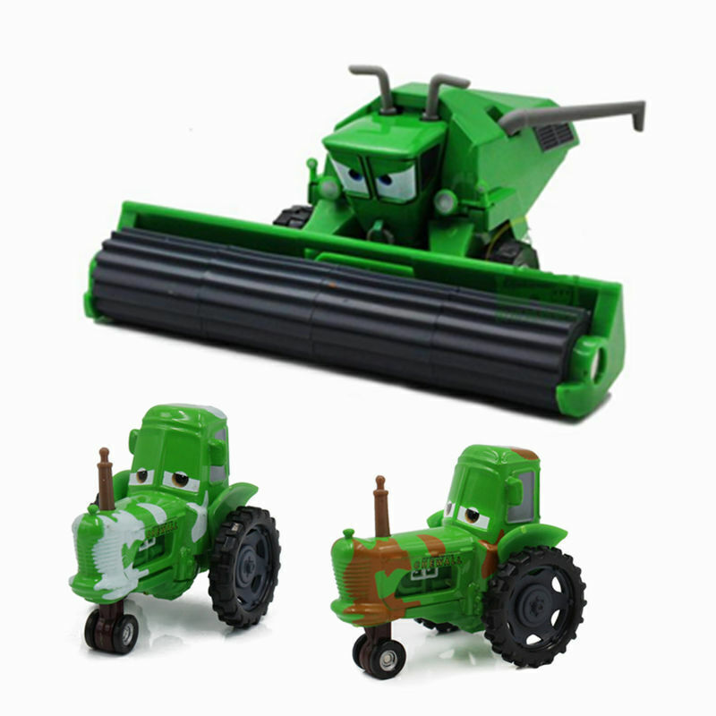 Disney Pixar Cars Frank Harvester Cow Tractor 1:55 Diecast Model Toys ...