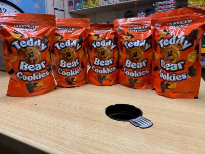 KGNLONDON Teddy Bear Cookies Choco Orange Flavour 340g X 5 Pack | eBay UK