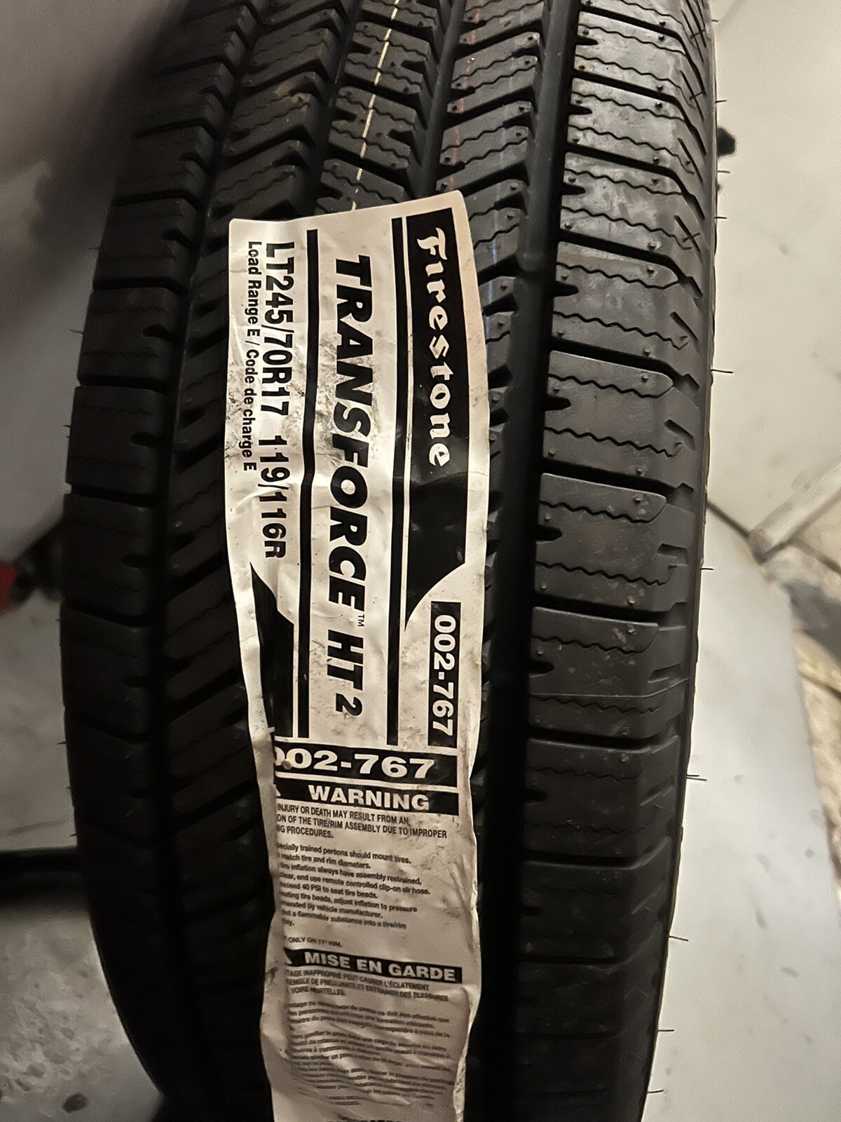 1 X Firestone TRANSFORCE HT 2 245/70R17 119R Tires | eBay