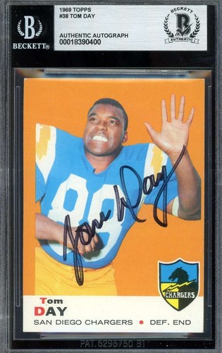 Tom Day Beckett BAS Signed 1969 Topps Autograph | eBay