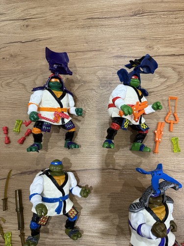 Vintage 1990s TMNT Auto Mutations Action Figure COMPLETE SET w ALL ...