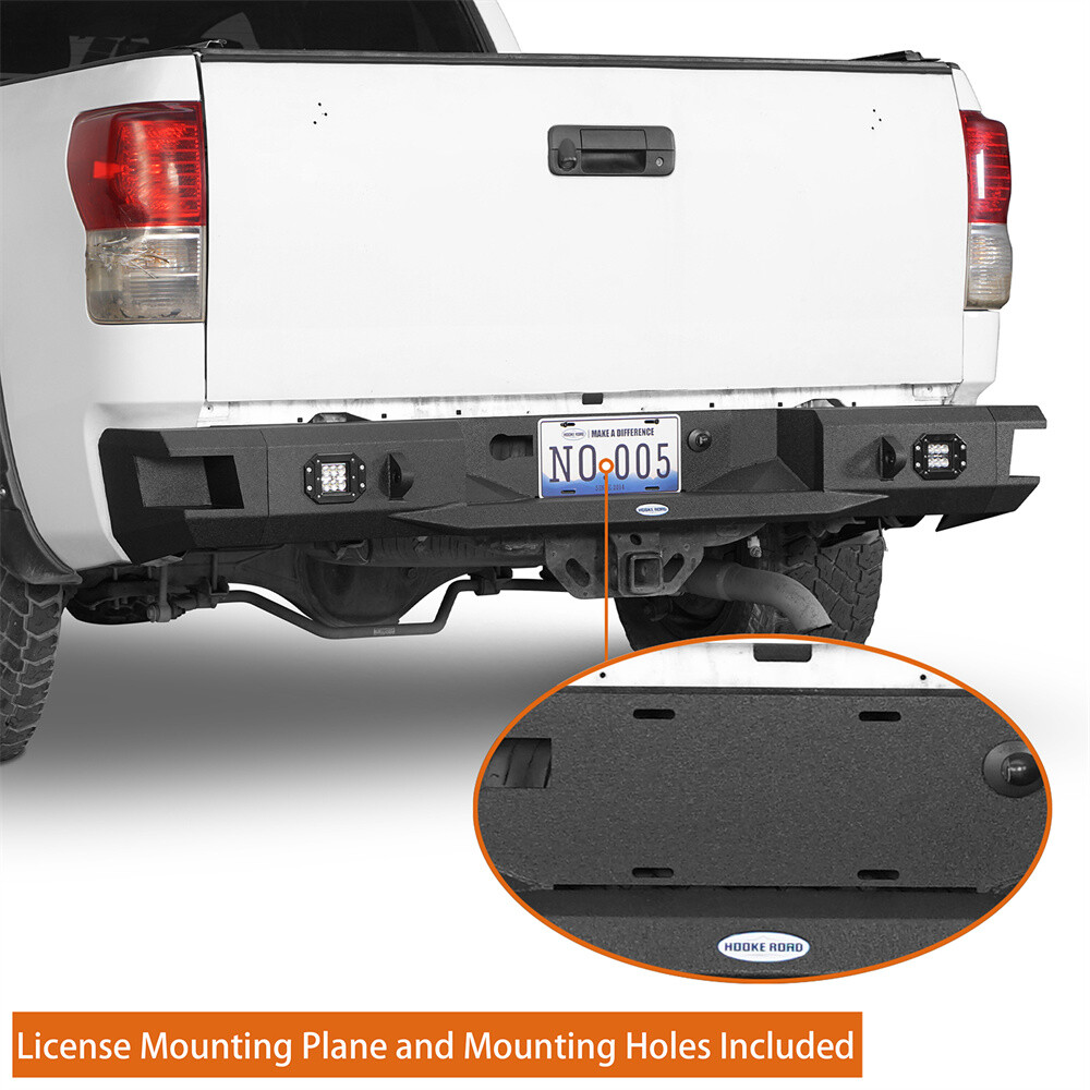 Front Winch Bumper or Rear Back Bumper Steel Black Fit 2007-2013 Toyota ...