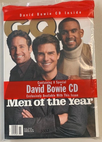 TOM CRUISE / 1997 GQ Magazine / MEN OF THE YEAR / w/ Bonus David Bowie ...