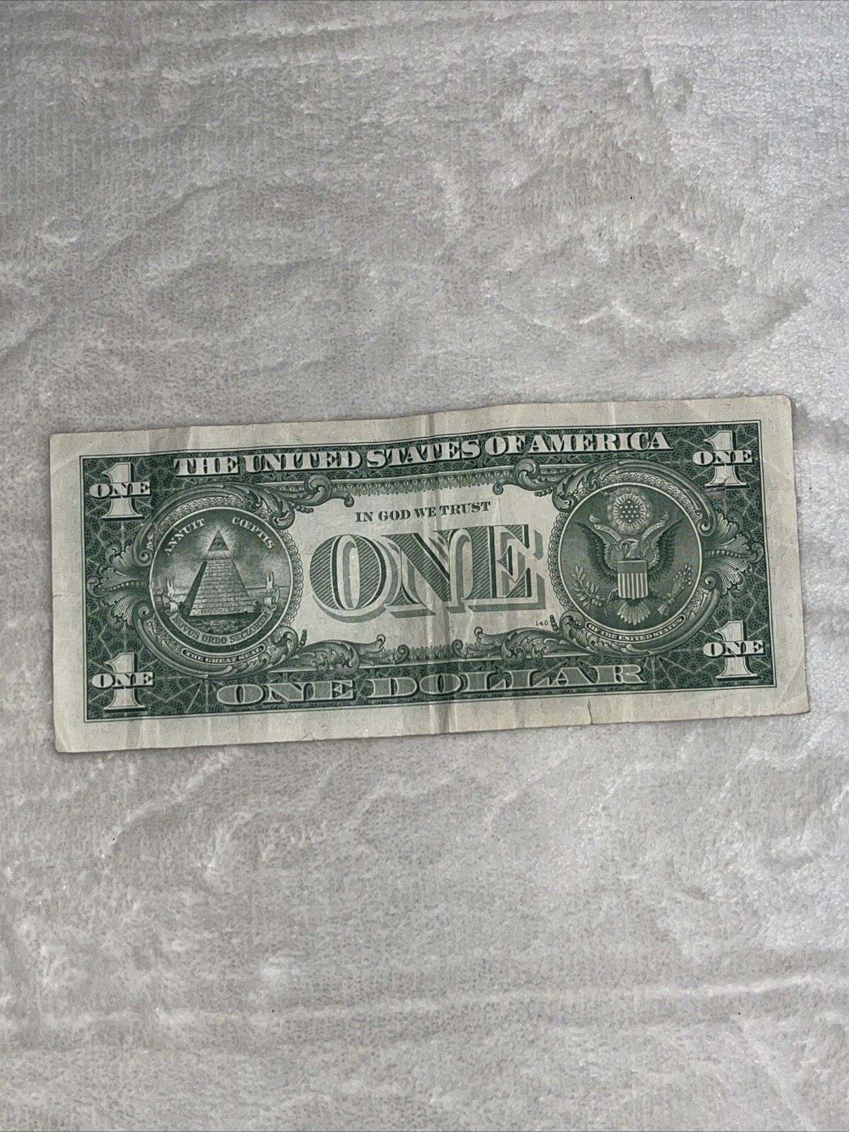 1957 One Dollar Blue Seal Note Silver Certificate Old US Bill $1 Money ...