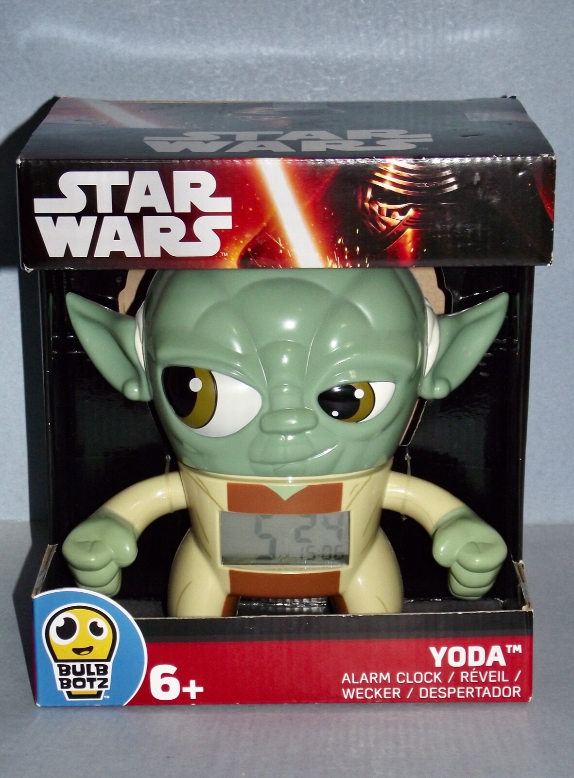 Star+Wars+Bulb+Botz+7%22+Yoda+Green+Alarm+Clock for sale online | eBay