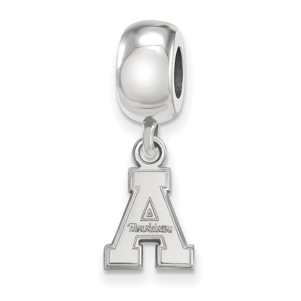Sterling Silver Appalachian State Univ. XS 'A' Dangle Bead Charm | eBay