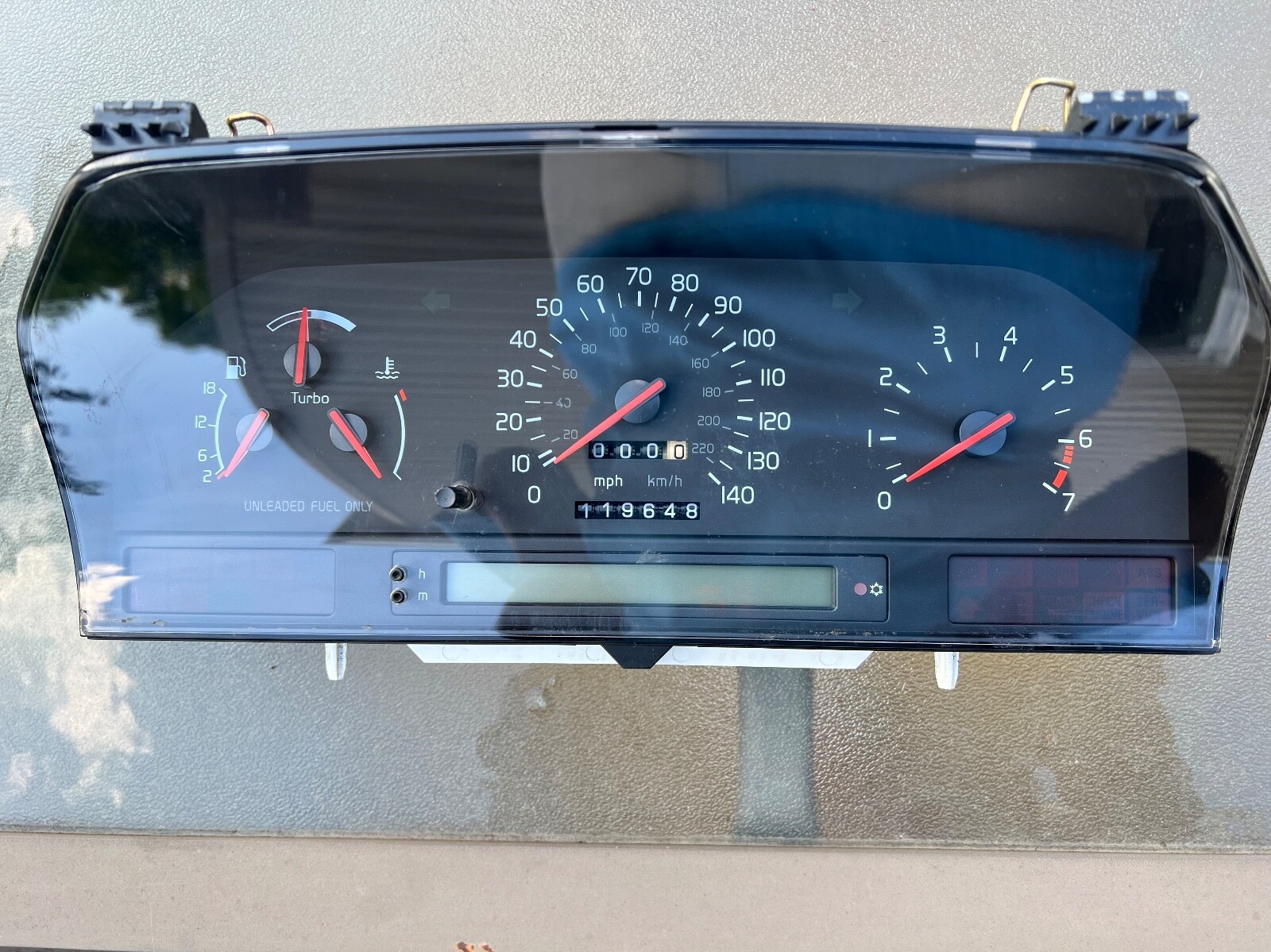 1996-1997 Volvo 850 850R Turbo Instrument Cluster Speedometer Tach Fuel ...