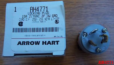 New AH AH4771 15 Amp 277 Volt L7-15P PLUG HBL4770C | eBay