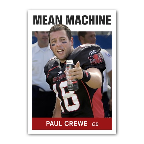 Paul Crewe Longest Yard Trading Card ACEO Print Adam Sandler Mean Machine | eBay