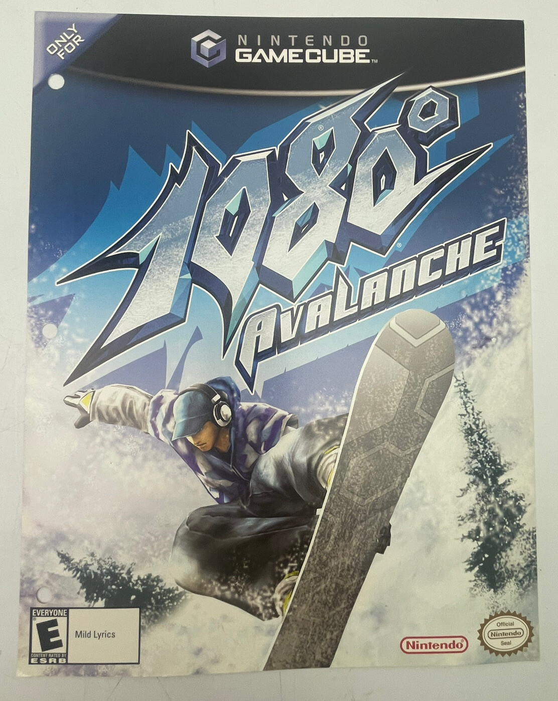 2004 1080°: Avalanche Nintendo Gamecube 3-Hole Promo Press Ad Wall Art ...