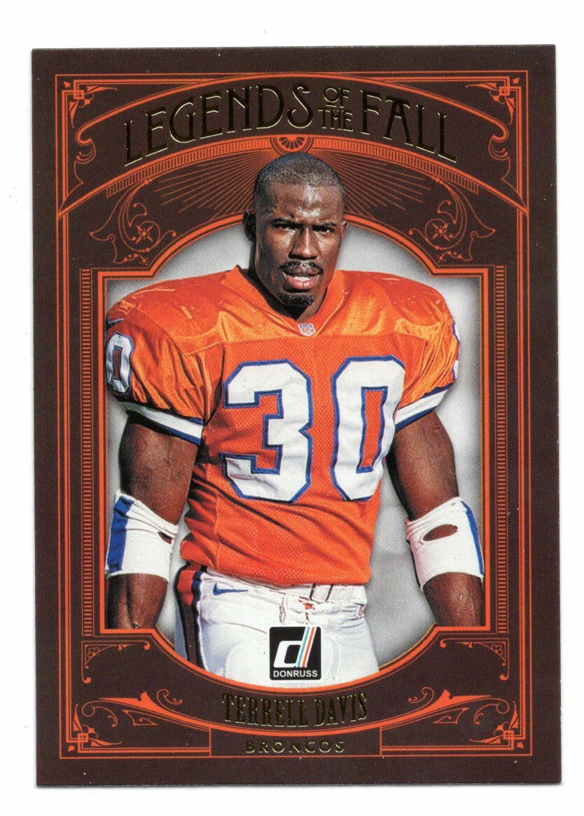 2020 Panini Donruss Legends Of The Fall Terrell Davis Insert Card | eBay