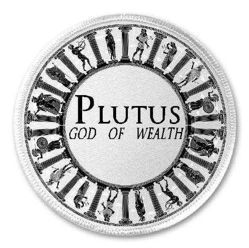 Plutus God of Wealth - 3" Sew/Iron On Patch Mythology Greek Ancient ...