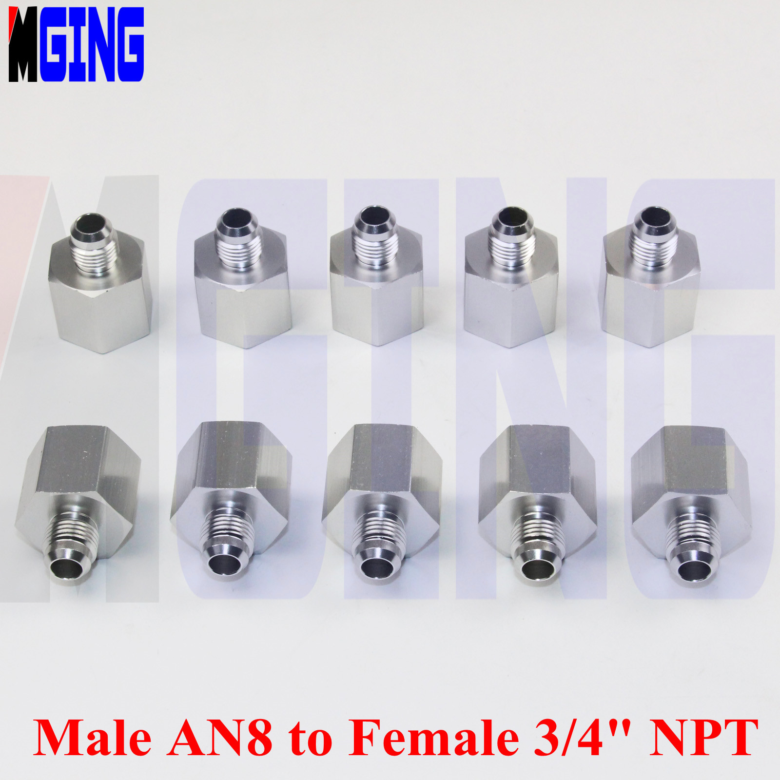 Male Female NPT Metric Thread AN8 8AN To 3/4 Tank Reducer Fuel fitting ...