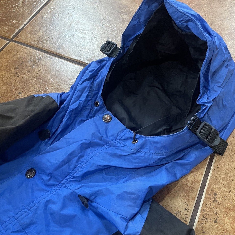 VTG North Face Gore-Tex Mountain Light Jacket Mens Aztec Blue Ladder ...