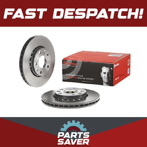 2x Brake Discs Pair Vented Front 280mm 09.A727.11 Brembo Set 402060010R ...