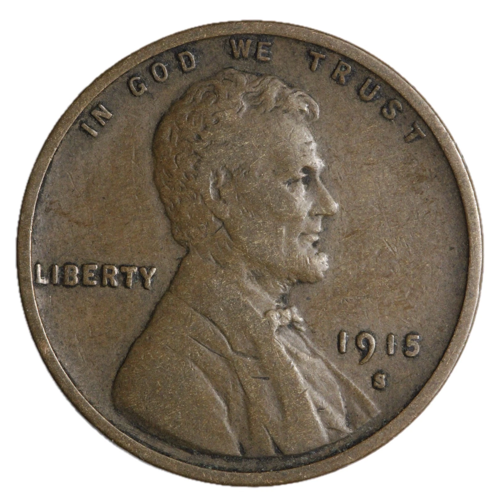 1915-S Lincoln Wheat Cent Penny F/VF Complete Your Album!! | eBay