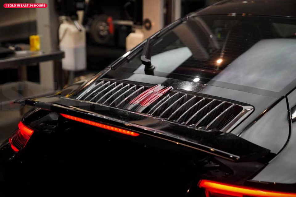 For Porsche 911 991.1 991.2 Upgrade 992 Carbon Engine Decklid Radiator ...