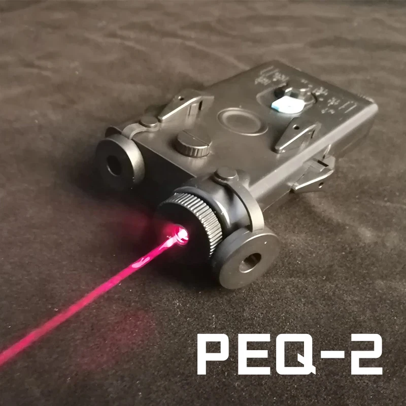 Wadsn PEQ-2 Red Dot Laser Nylon AN PEQ2 Box Tactical Hunting Weapon ...