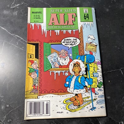 ALF Super-Sized Holiday Special #1 (1989)Marvel Comic Book Lower Grade ...