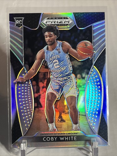 2019 Prizm Draft Silver Prizm RC Rookie Card #8 Coby White | eBay