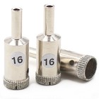 3 Pcs (16mm) 5/8" Diamond Coated tool Drill Bit Glass Tile Ceramic ...