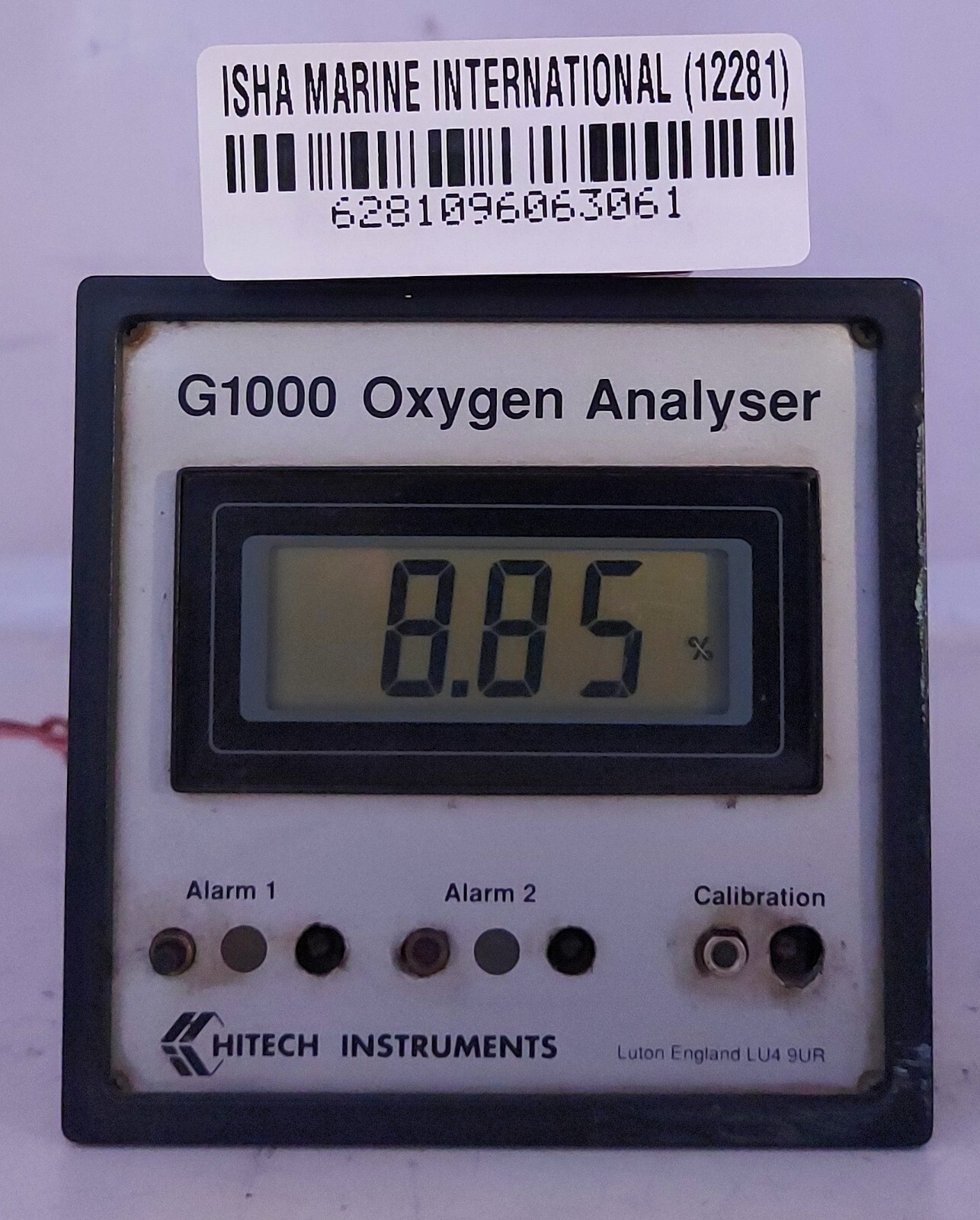 Hitech Instruments G1000 Oxygen Analyser | eBay