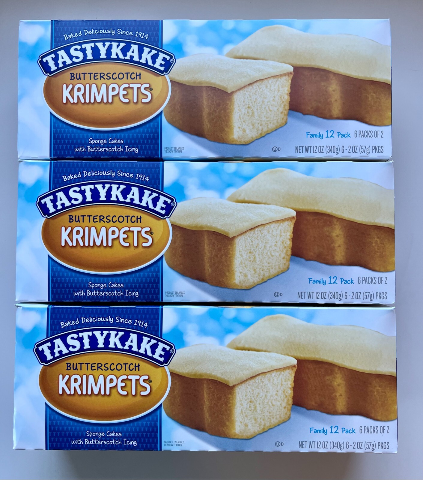 Tastykake Butterscotch Krimpets 2 Oz 6 Count for sale online | eBay